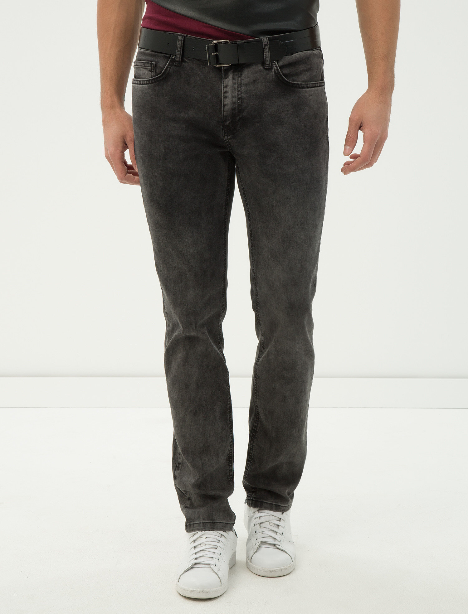 Siyah Erkek Michael Jean Pantolon 7KAM43215LD | Koton