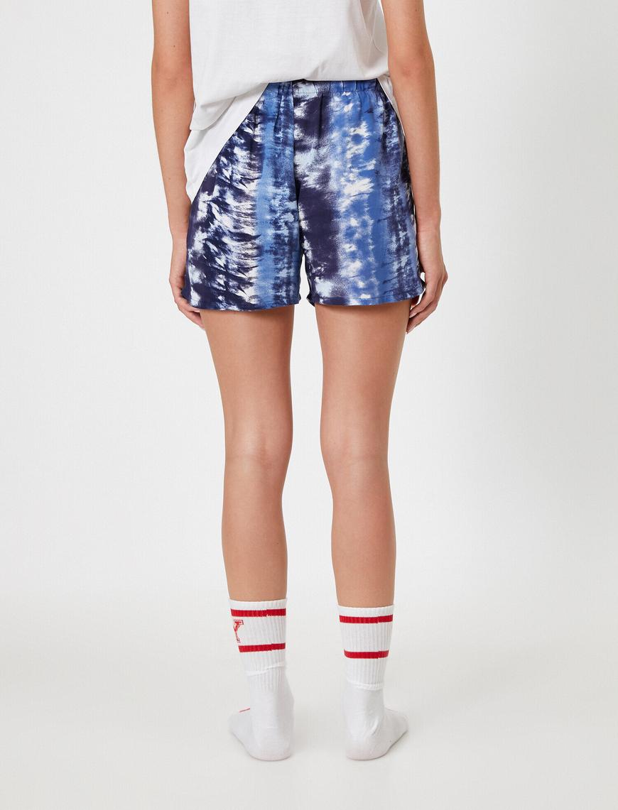 Mavi Kadın Medium Rise Multi Color Shorts 1KAF40421GW | Koton