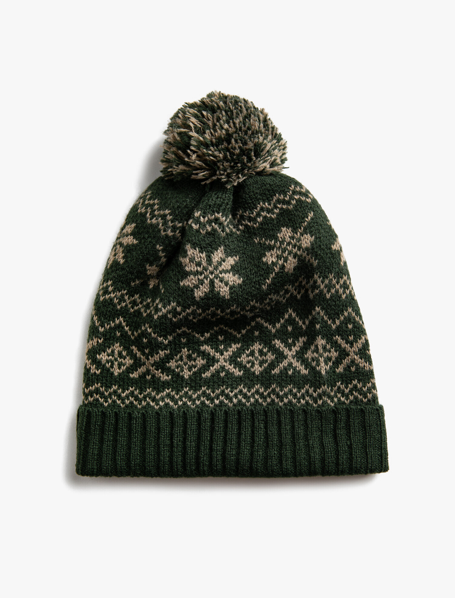 Yeşil Erkek Desenli Bere 5KAM51048AA | Koton