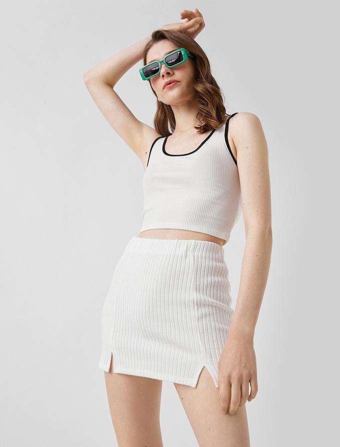 Kadın Mini Etek, Siyah Mini Etek, Deri Mini Etek, Mini Şort Etek, Kot ...