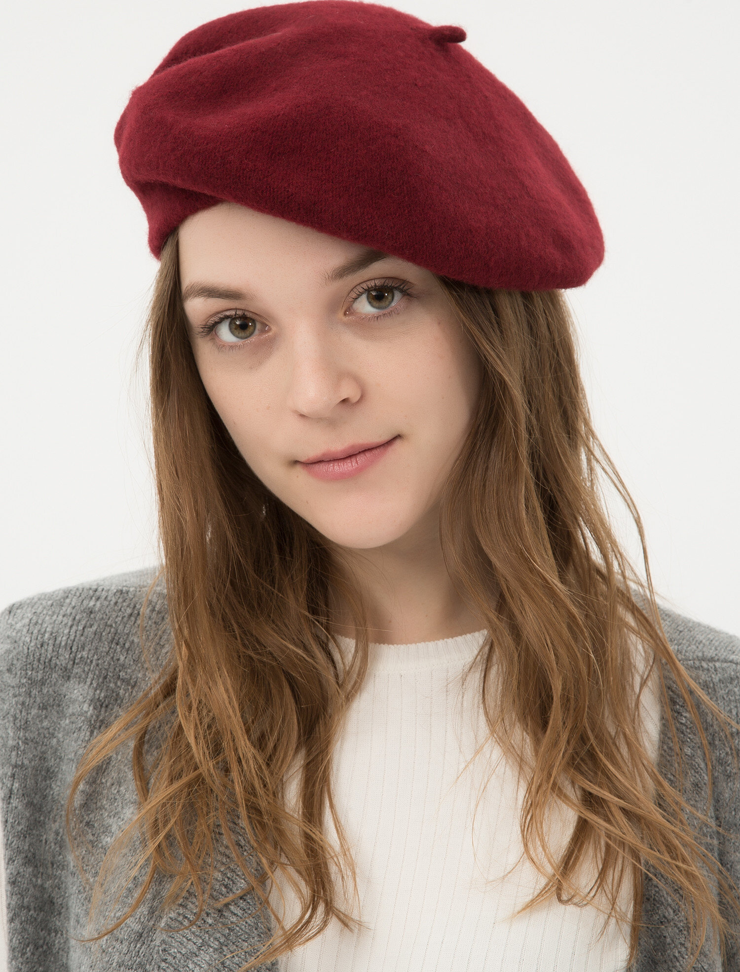 Bordo Kadın Ressam Bere Şapka 7KAK45002AA | Koton