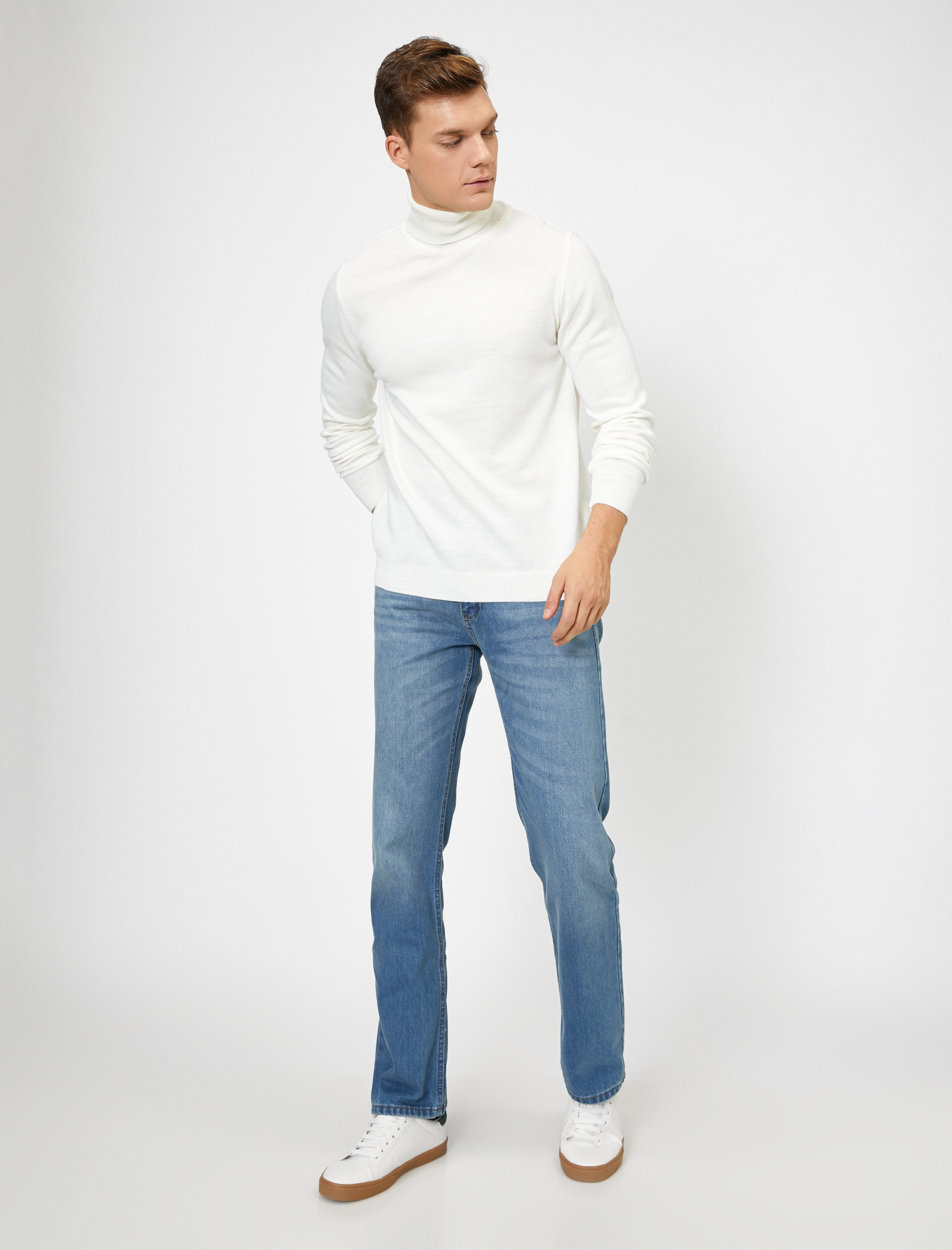 Mavi Erkek Regular Fit Kot Pantolon - Robert Jean 0KAM45100LD | Koton