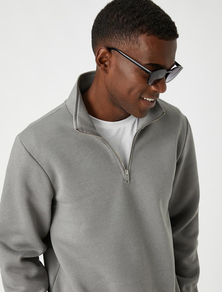 Erkek Fermuarlı Sweatshirt, Sweat Erkek Modelleri | Koton