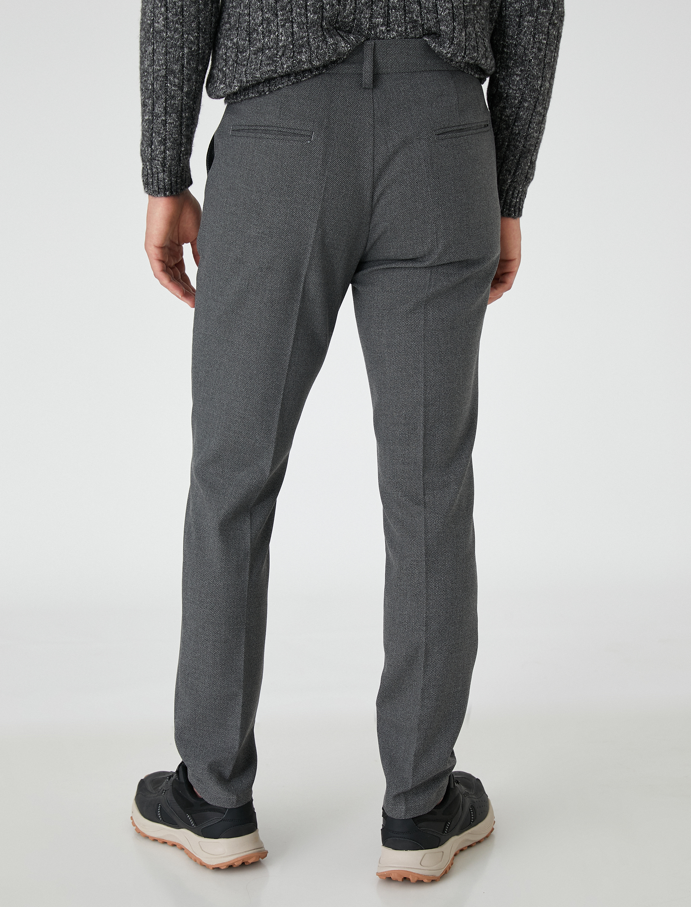 Siyah Erkek Basic Pileli Pantolon 3WAM40046HW | Koton