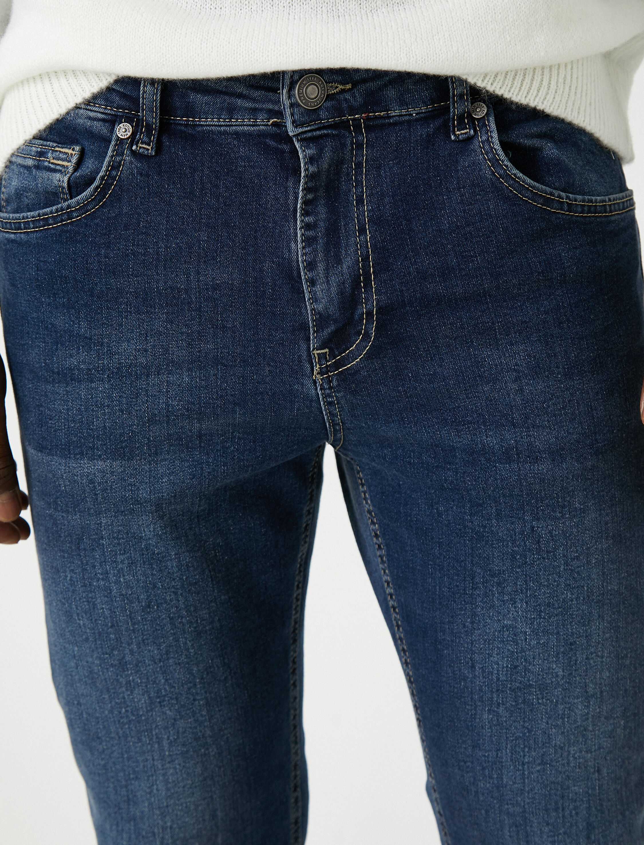 Lacivert Erkek Skinny Fit Kot Pantolon - Michael Jean 3WAM40048ND | Koton