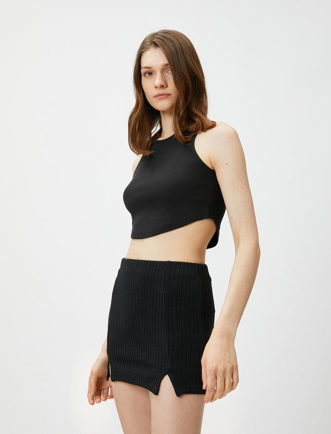 Kadın Mini Etek, Siyah Mini Etek, Deri Mini Etek, Mini Şort Etek, Kot ...