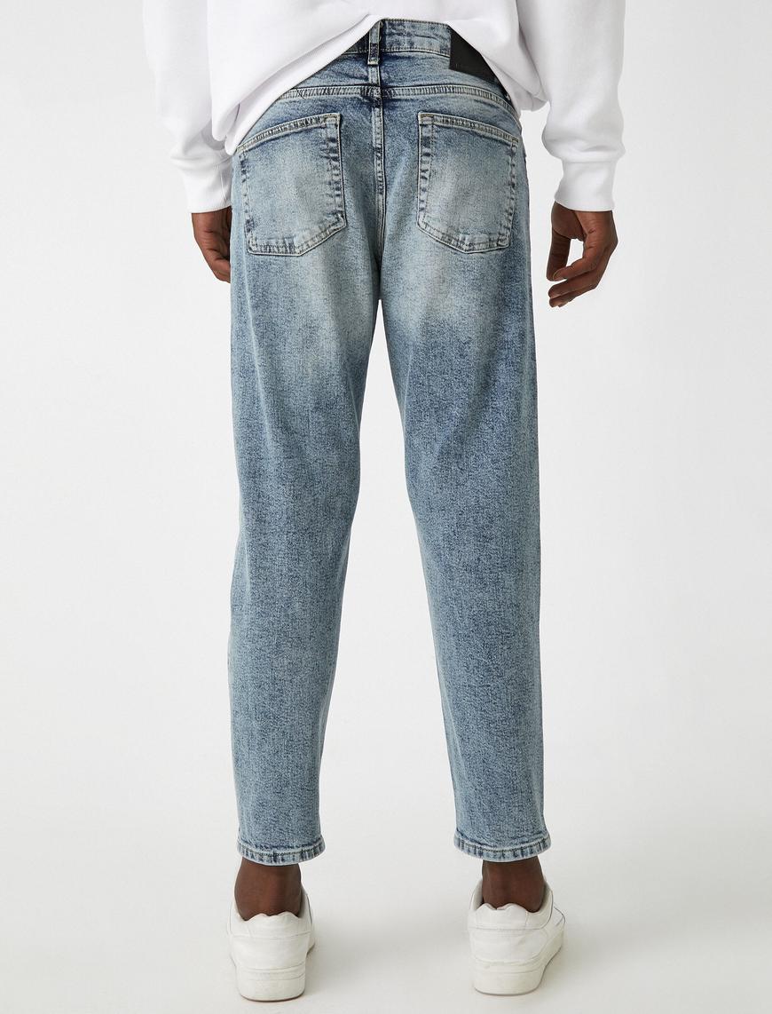 Lacivert Erkek Tapered Fit Jean Pantolon - Joe Jean 3WAM40052ND | Koton