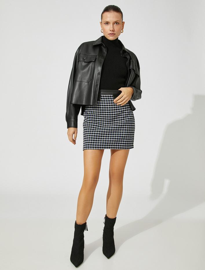 Kadın Deri Etek, Siyah Deri Etek, Deri Mini Etek Modelleri | Koton