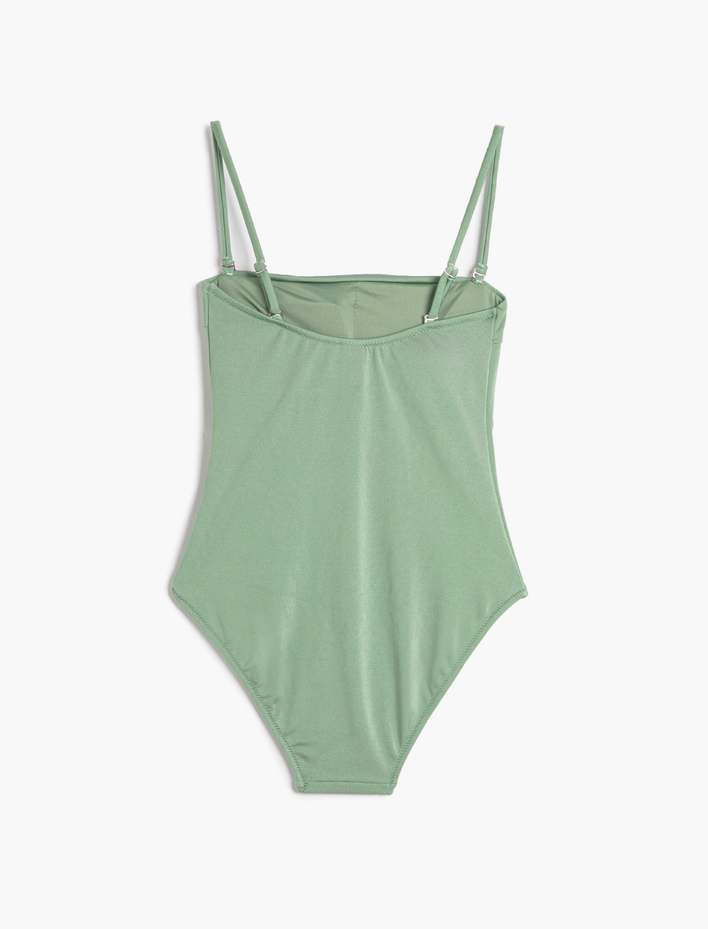 Yeşil Kadın Basic Mayo Çıkarılabilir Askılı Kaplı 3SAK20028BM | Koton