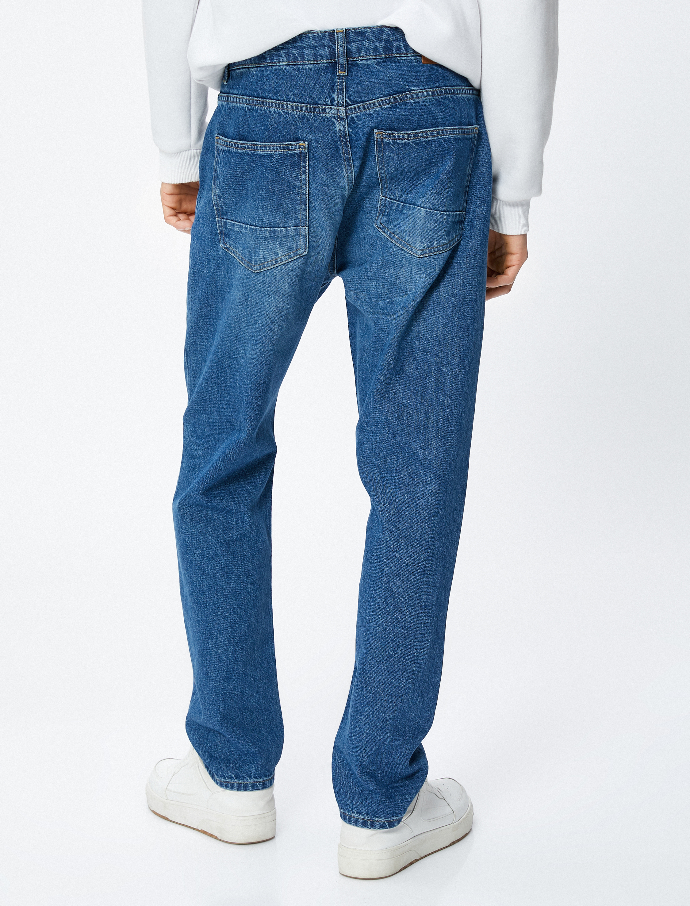 Lacivert Erkek Tapered Fit Jean Pantolon - Joe Jean 4WAM40069ND | Koton
