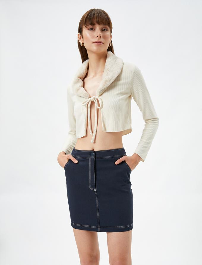 Kadın Mini Etek, Siyah Mini Etek, Deri Mini Etek, Mini Şort Etek, Kot ...