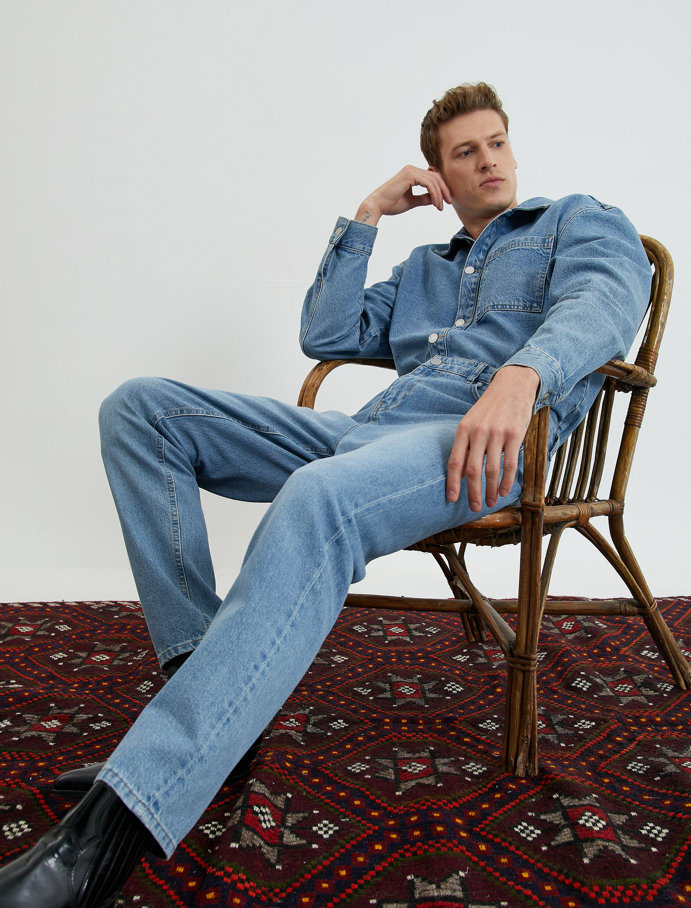 Lacivert Erkek Tapered Fit Jean Pantolon - Joe Jean 4WAM40073ND | Koton