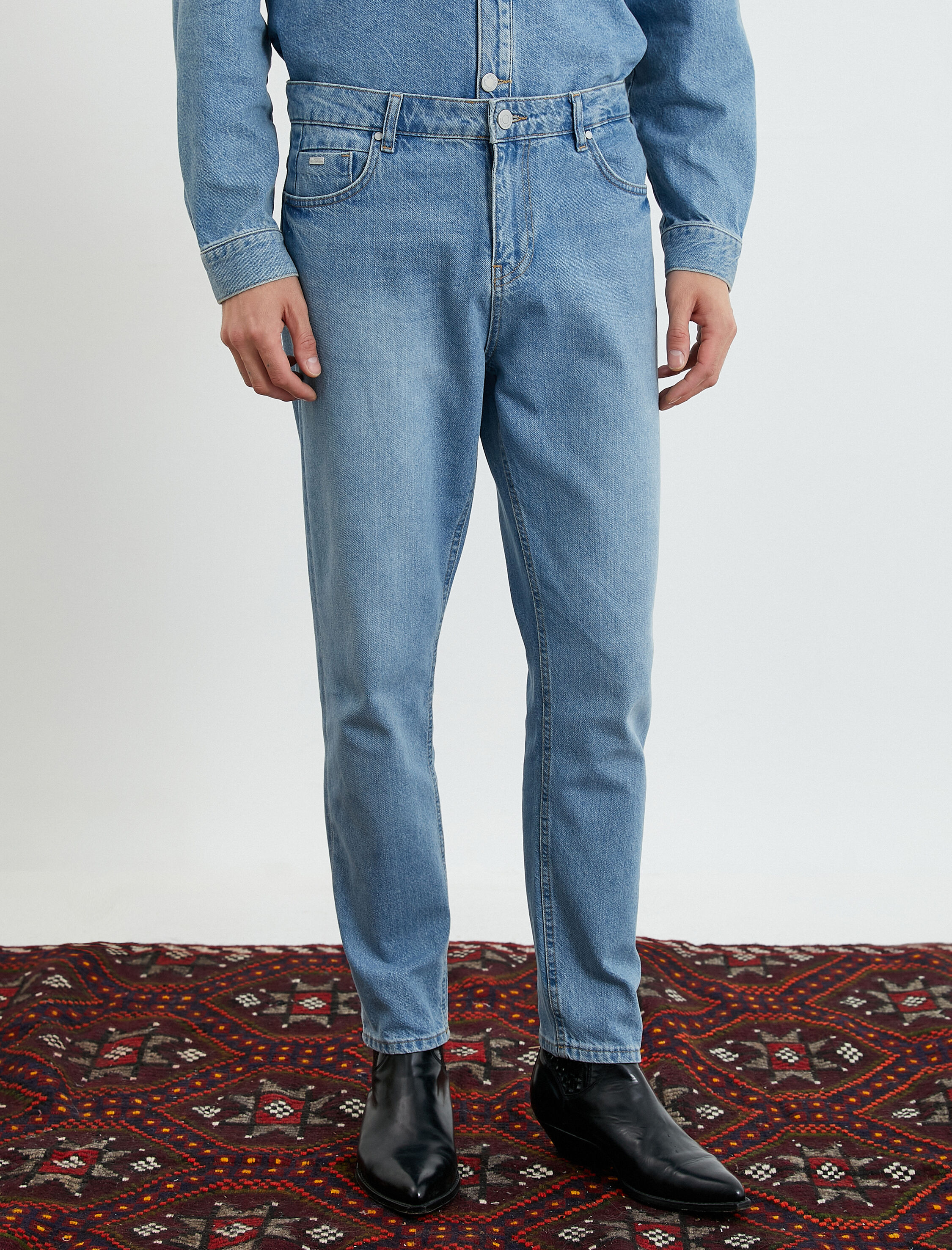 Lacivert Erkek Tapered Fit Jean Pantolon - Joe Jean 4WAM40073ND | Koton