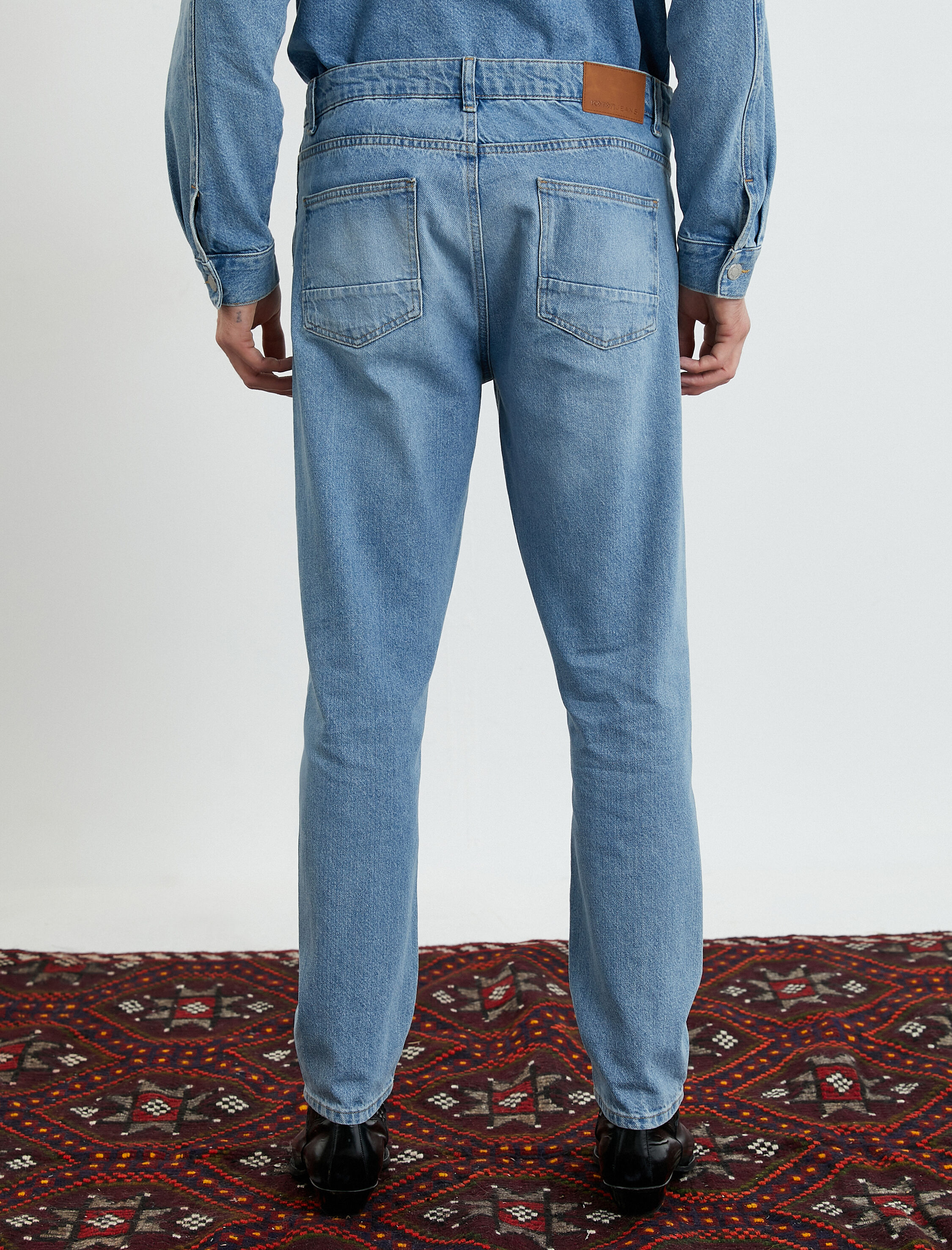 Lacivert Erkek Tapered Fit Jean Pantolon - Joe Jean 4WAM40073ND | Koton
