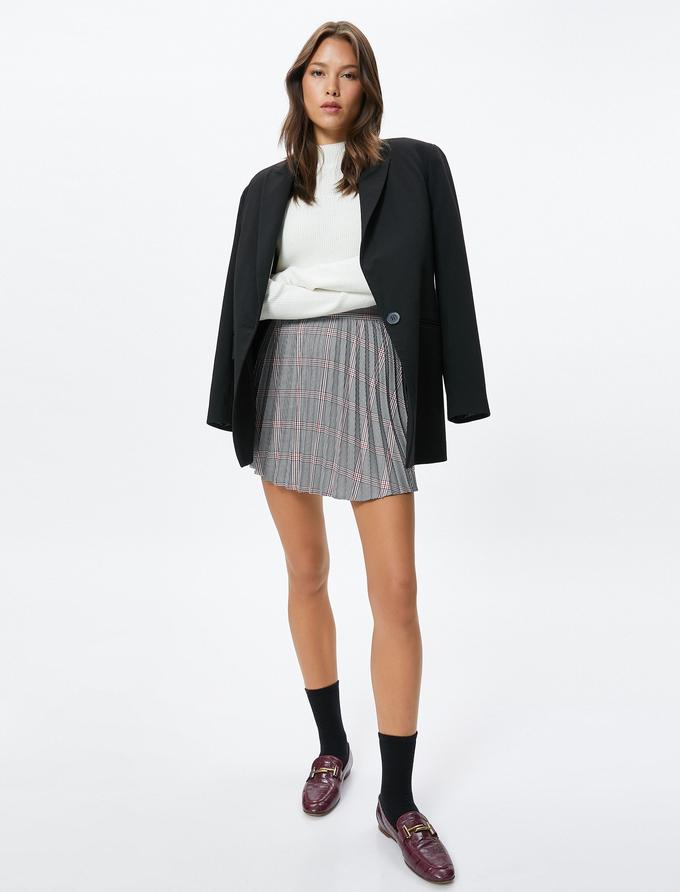 Kadın Kareli Etek, Ekoseli Etek, Kareli Mini Etek Modelleri | Koton