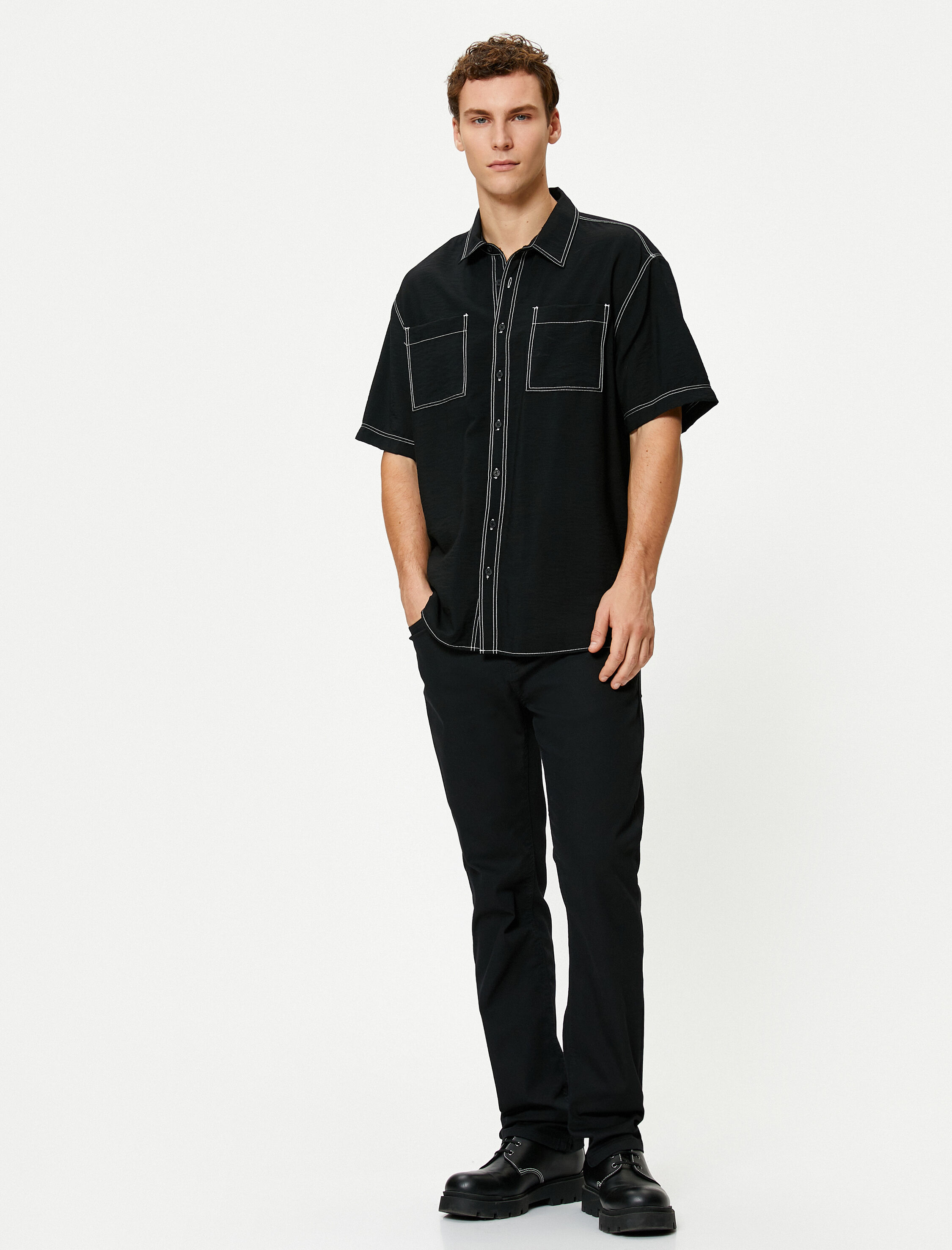 Siyah Erkek Straight Fit Boru Paça Kot Pantolon - Mark Jean 4SAM40045ND ...