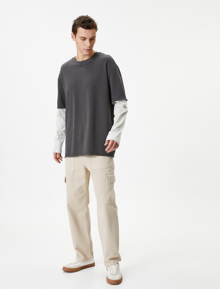 Erkek Uzun Kollu Tişört Modelleri | Koton