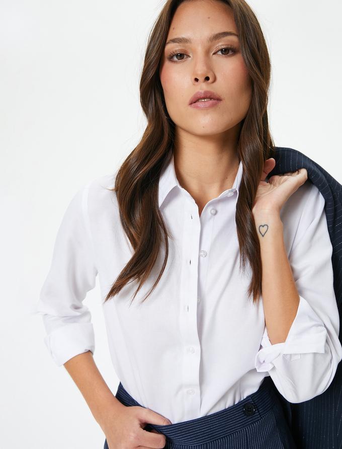 Kadın Beyaz Gömlek, Beyaz Keten Gömlek, Beyaz Tunik Gömlek Modelleri ...