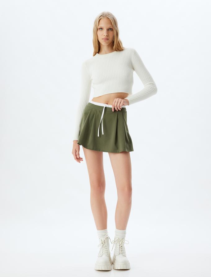 Şort Etek, Siyah Şort Etek, Pileli Şort Etek Modelleri | Koton